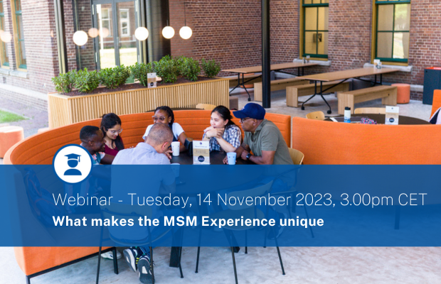 Webinar - What makes the MSM experience unique