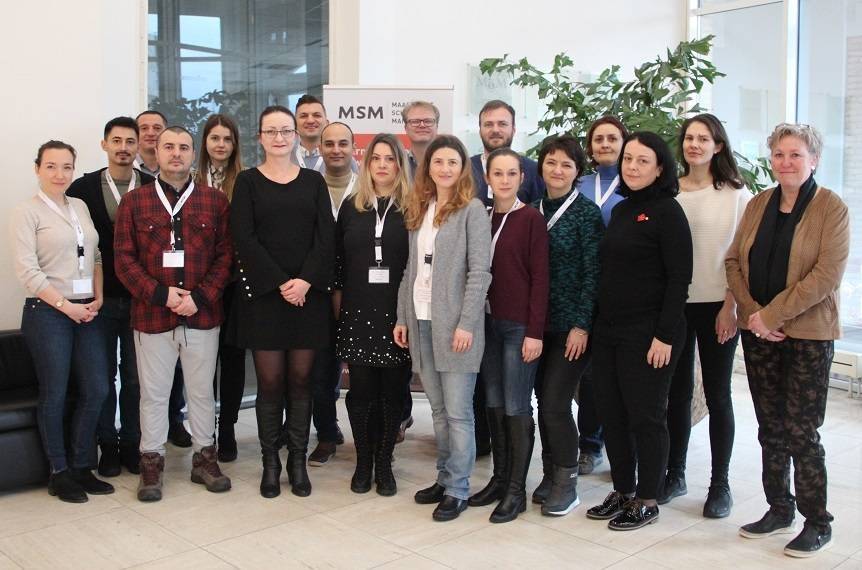 MSM Romania students visit MSM for Research Methods course